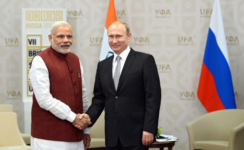 Modi Cuddles Up to Putin in Moscow | SocioToday